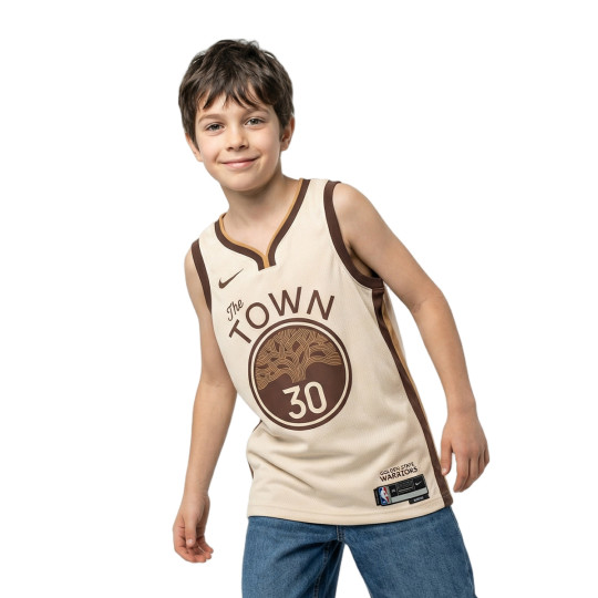 Jersey Nike Kids Golden State Warriors Swingman City Edition Stephen ...