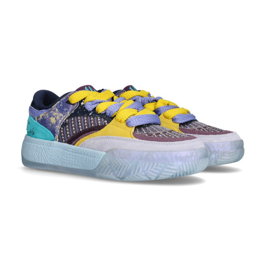 Sneakers Anta Hela Code Limited Purple-Blue-Yellow - Basketball Emotion