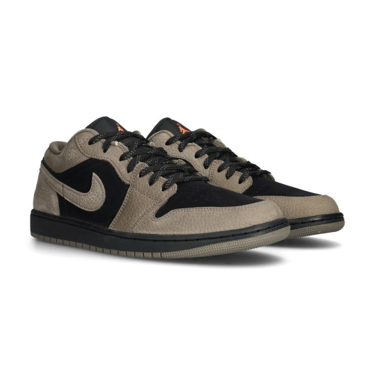 Sapatilha Jordan Air Jordan 1 Low SE Black-Olive Grey-Light Wild Mango ...
