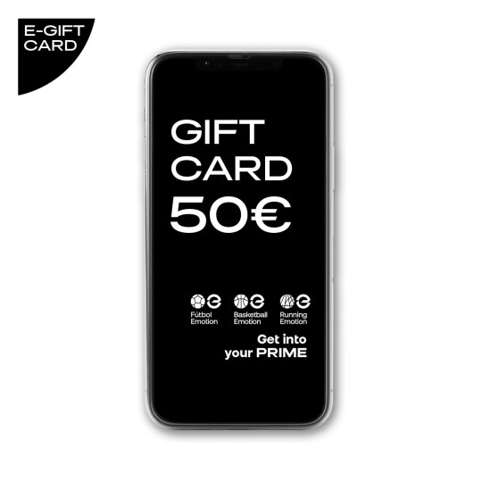 Tarjeta Regalo (Virtual) 50€ Negro - Basketball Emotion