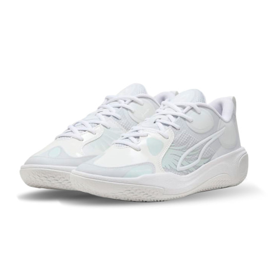 Zapatillas Puma MB World.01 PUMA White-Silver Mist - Basketball Emotion